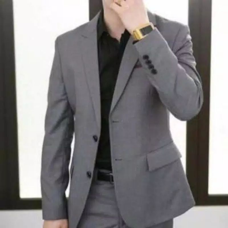 Jual JAS PRIA JAS/BLAZER PRIA CASUAL JAS HITAM JAS PRIA BLAZER PRIA JAS ...