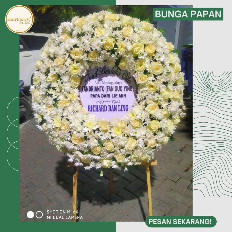 Jual Karangan Bunga Bentuk Lingkaran | Shopee Indonesia