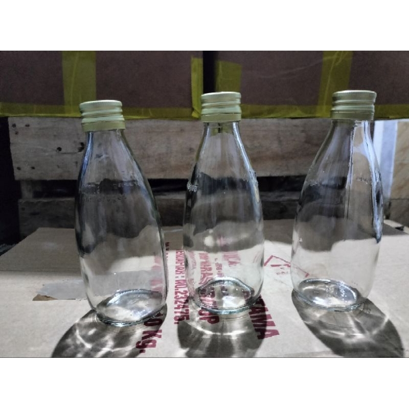 Jual BOTOL KACA 250ML, botol kaca 250ml murah, gelas kaca 250ml ...