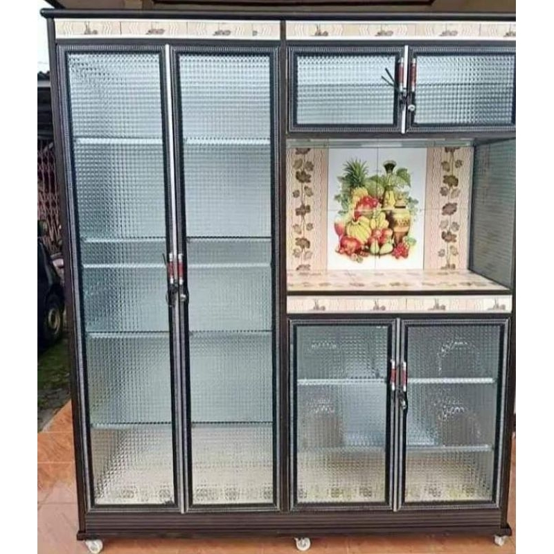 Jual RAK PIRING 4 PINTU ALUMINIUM | Shopee Indonesia