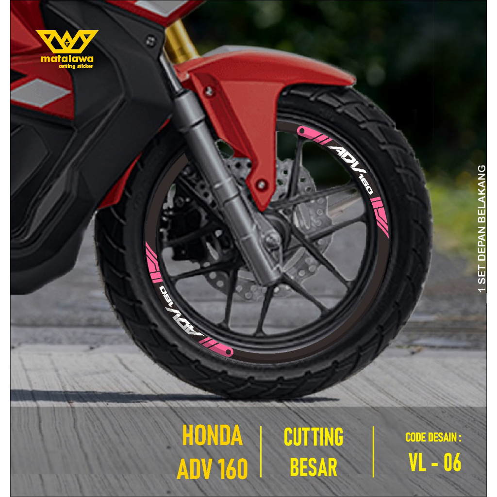 Jual CUTTING VELG CATING PELEG HONDA ADV 160 DESAIN VL-06 | Shopee ...
