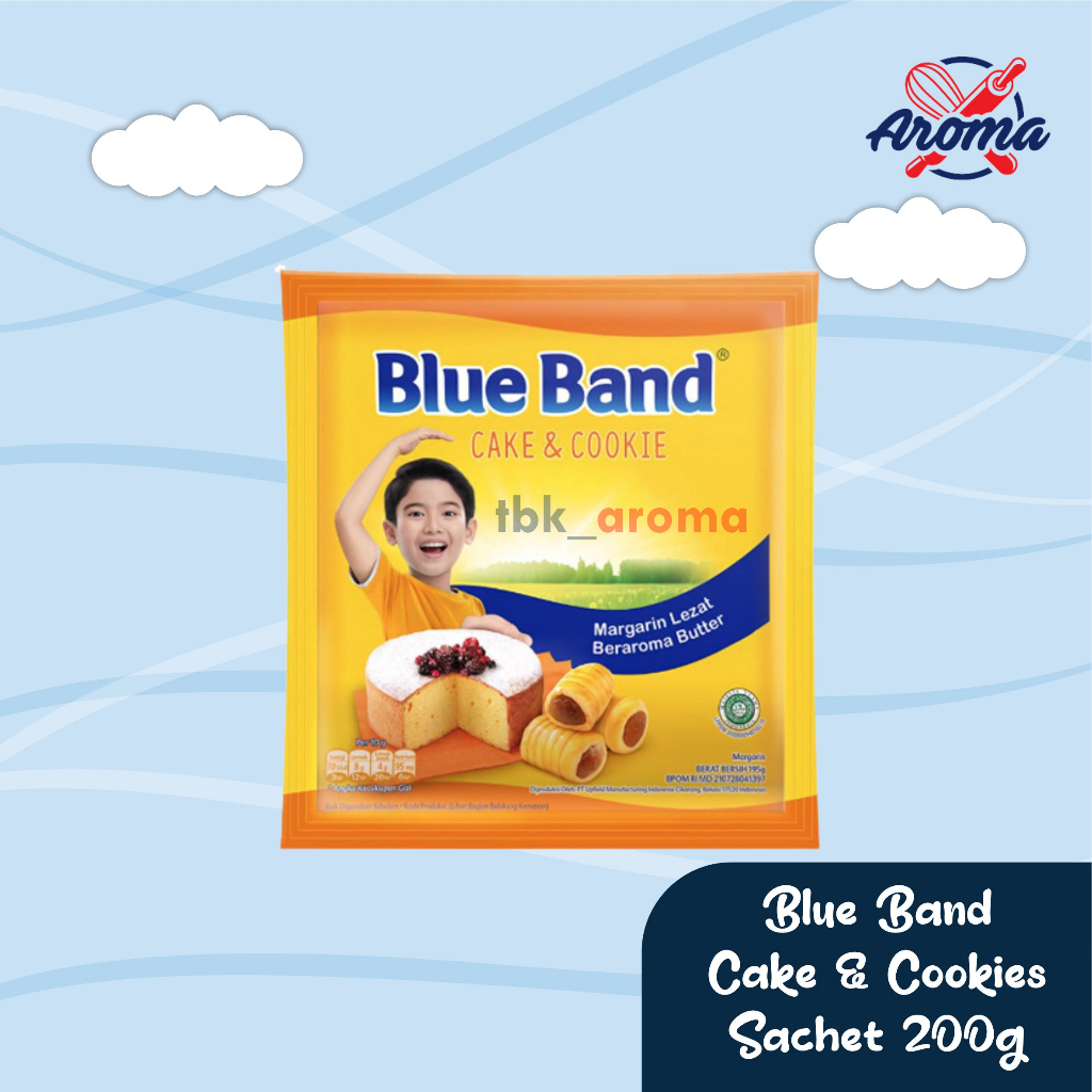 Jual Blue Band Cake&Cookies Sachet 200gr | Margarine | Cake&Cookies ...