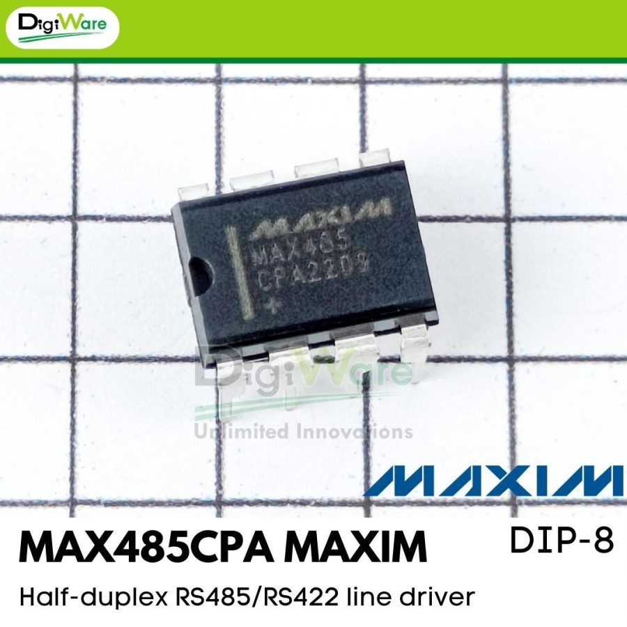 Jual MAX485 MAX485CPA DIP 8 Pin MAXIM ORIGINAL IC Driver RS485 RS422 | Shopee Indonesia