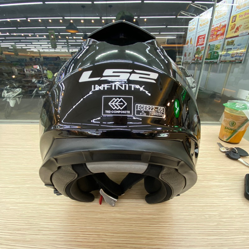 Jual Helm Ls 2 infinity hitam original 100% | Shopee Indonesia