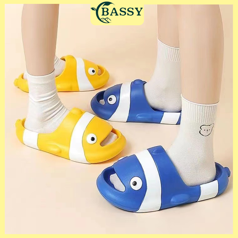 Jual BASSY Sendal Karet Jelly Karakter Ikan Nemo Sandal Slip On Rumah ...
