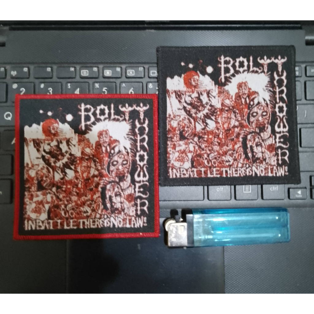 Jual Bolt Thrower 1 - Woven Patch - Emblem - Bagde - Music Metal - Band ...