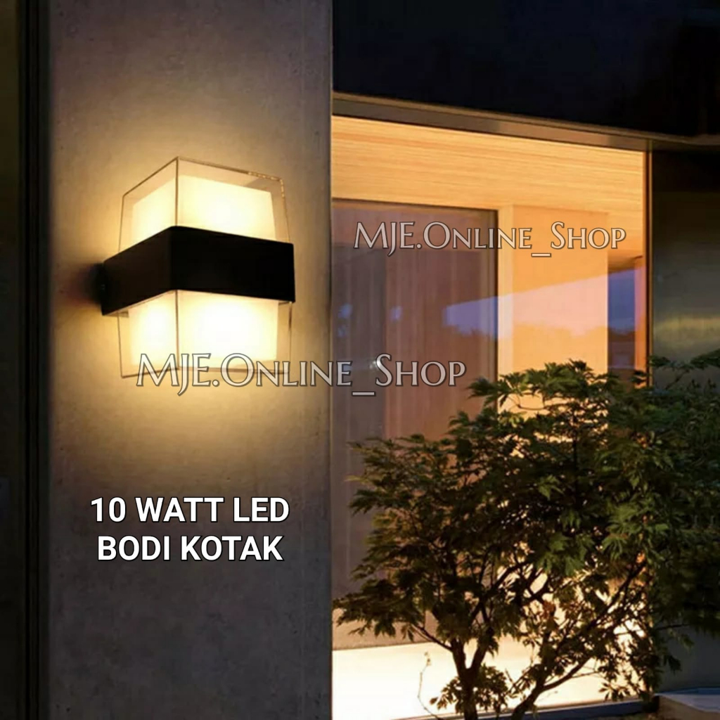 Jual LAMPU DINDING 2 ARAH 10 WATT LED / WALL LIGHT OUTDOOR WATERPROOF ...