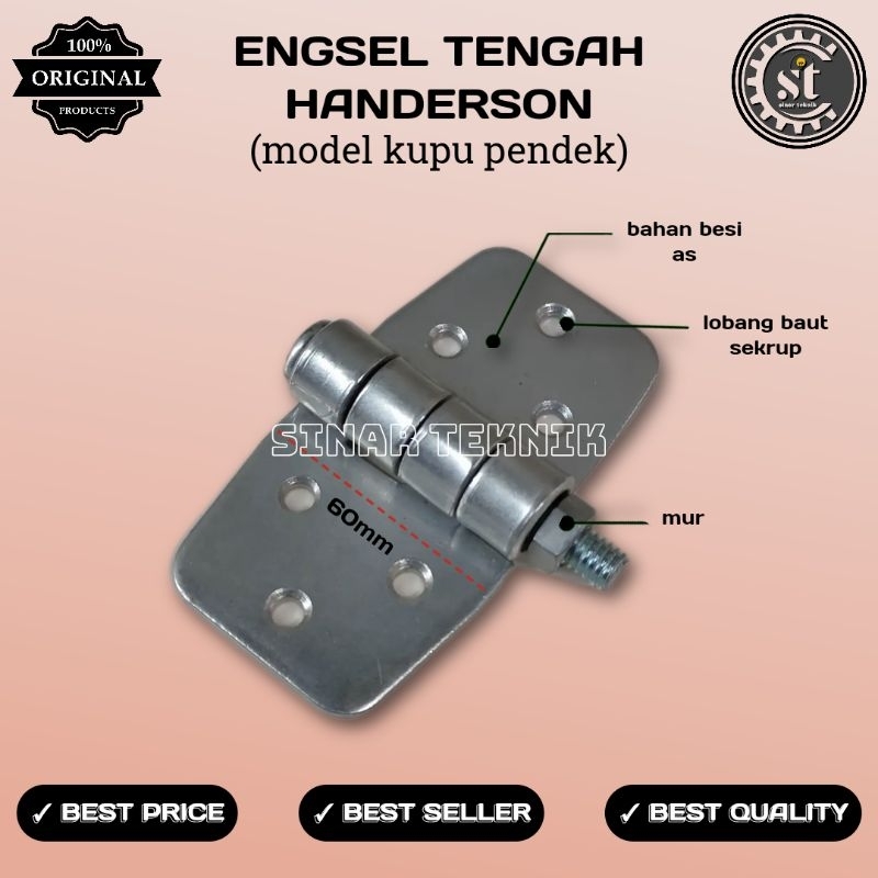 Jual Engsel tengah engsel pintu engsel kupu engsel tengah kupu (pendek ...