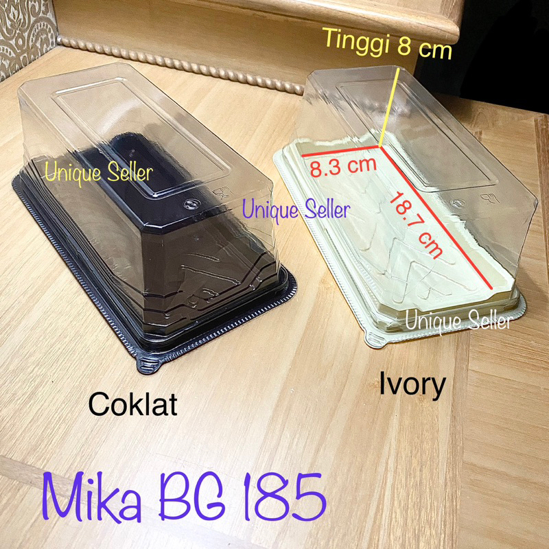 Jual [Isi10] Mika BG 185 Coklat Ivory / Mika Bolu Gulung Kotak 18.5x8 ...