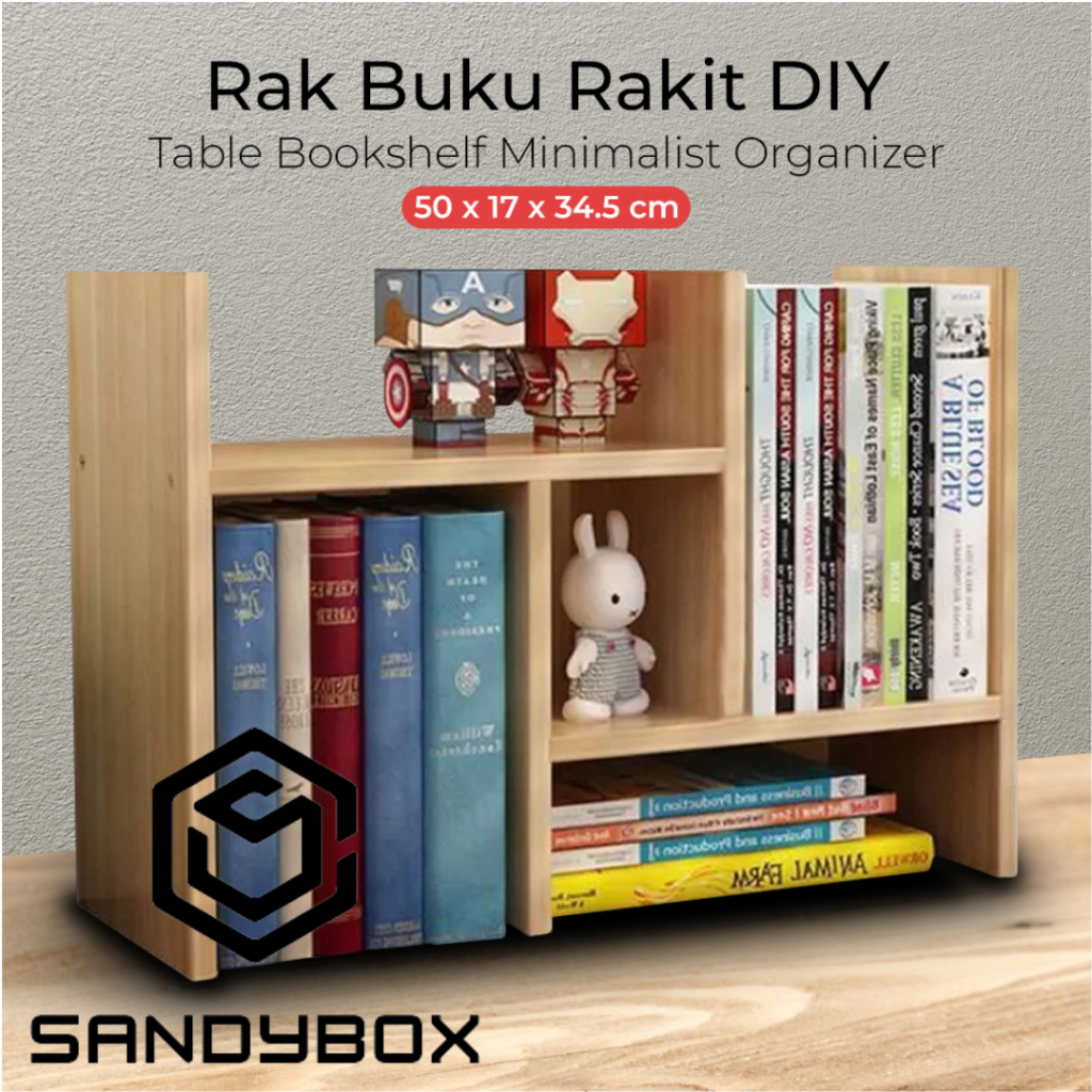Jual Rak Buku / rak makeup Rakit estetik | Shopee Indonesia
