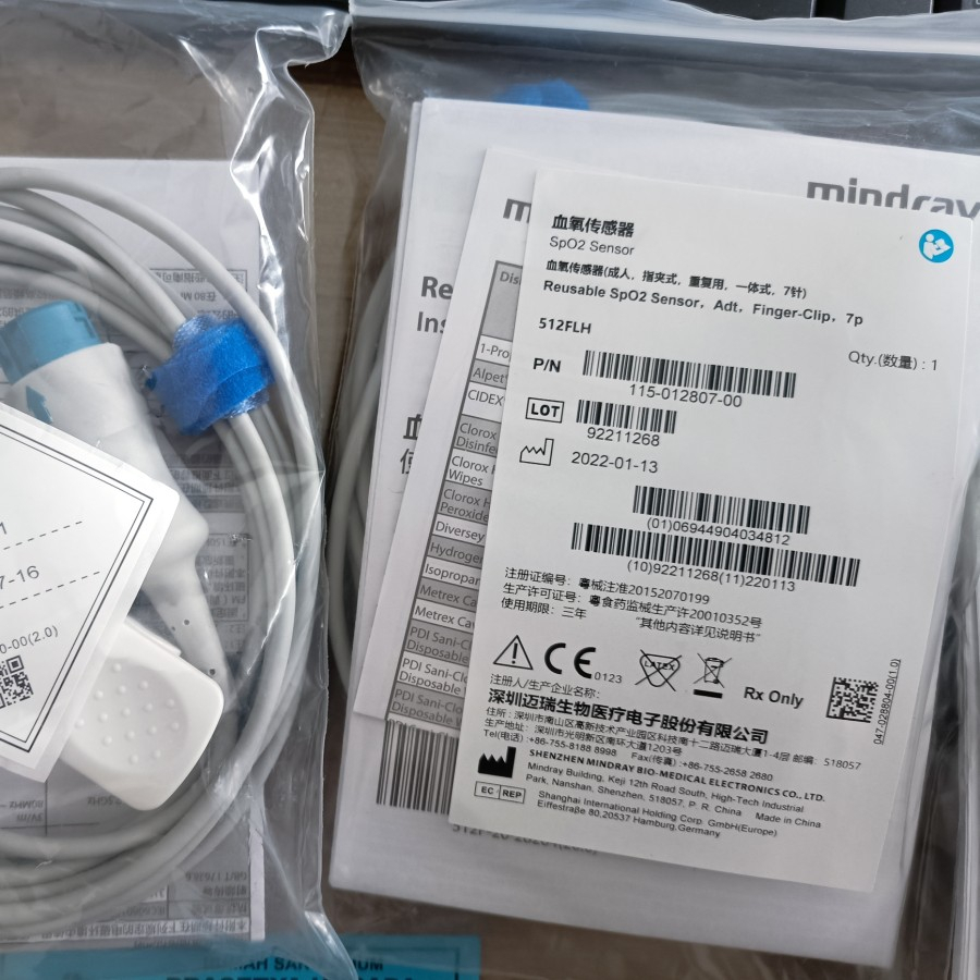 Jual SpO2 Sensor Ori Mindray Dewasa/Anak/Bayi (Saturasi Oksigen ...
