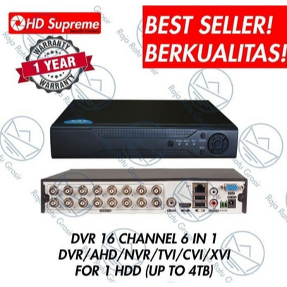 Jual DVR 16CH RECORDER CCTV 1080p FHD Cloud 16 CHANNEL XREYE P6SPRO 16 ...