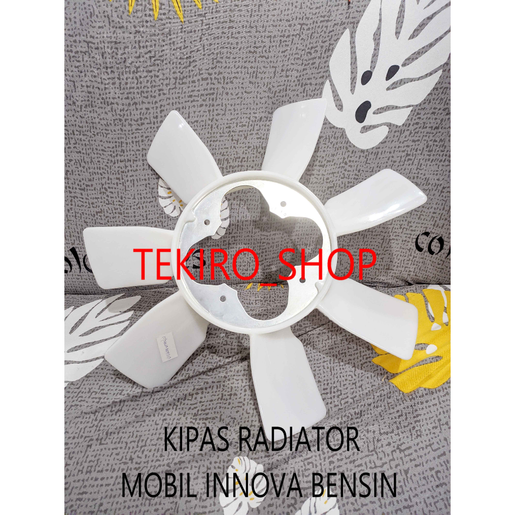 Jual KIPAS RADIATOR INNOVA BENSIN FAN BLADE PUTIH MODEL ORIGINAL ...