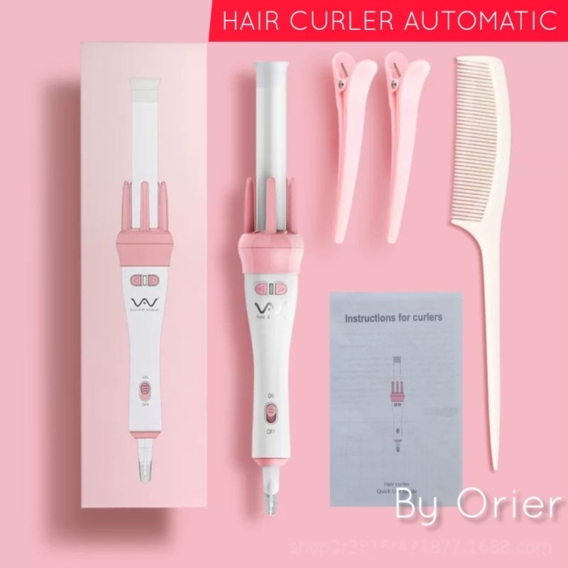 Jual HAIR CURLER AUTOMATIC / CATOK RAMBUT KERITING OTOMATIS | Shopee ...