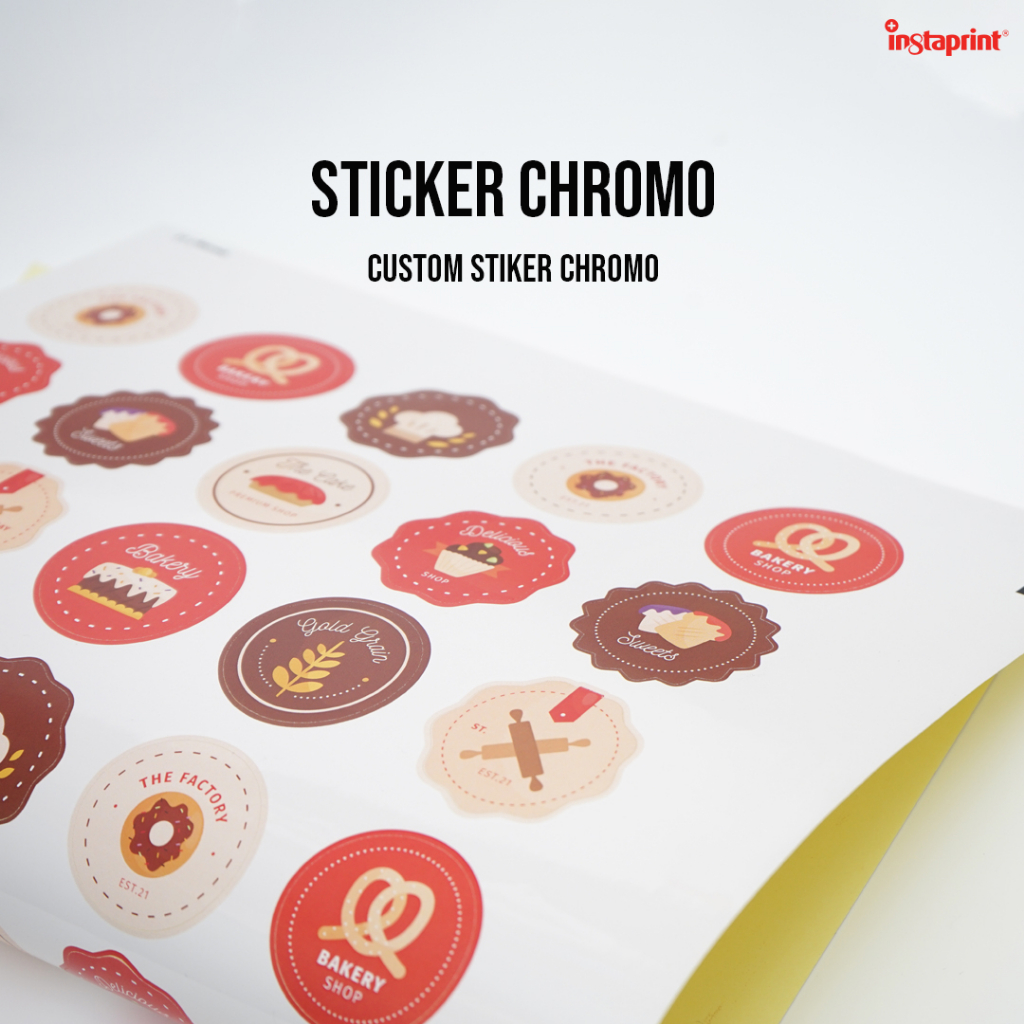 Jual Stiker a3 Bahan Chromo Murah/ Stiker Label Murah/sticker label ...