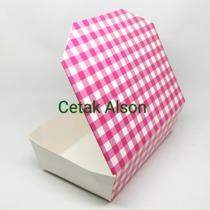 Jual Paper Lunch Box uk. M - Motif Warna | Shopee Indonesia