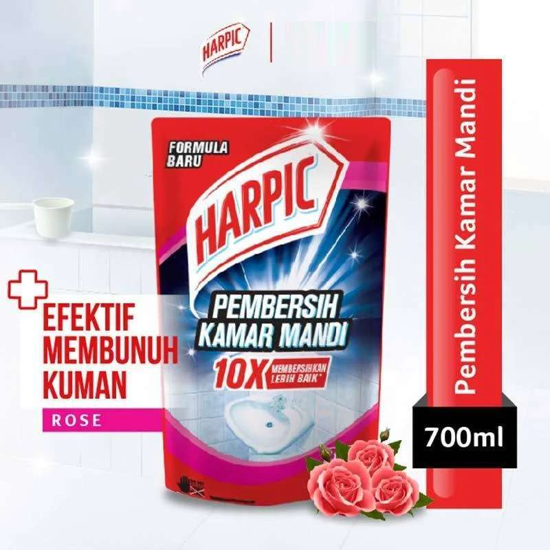 Jual Harpic rose 700ml kemasan Refill [Pembersih Kamar Mandi] | Shopee ...