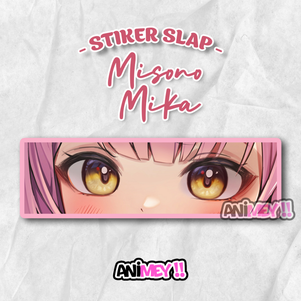 Jual Stiker Slap Misono Mika / Sticker Slap Anime Waterproof | Shopee ...