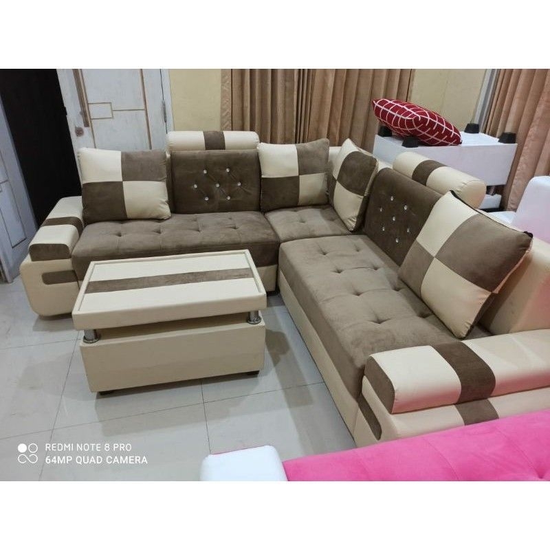 Jual Sofa L Sudut Sofa Ruang Tamu Minimalis Modern Kekinian Murah ...
