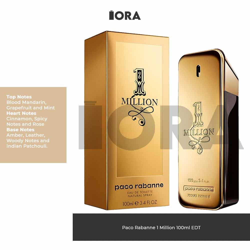 Jual PACO RAB**** 1 Million 100ml Eau De Toilette - Parfum Original ...