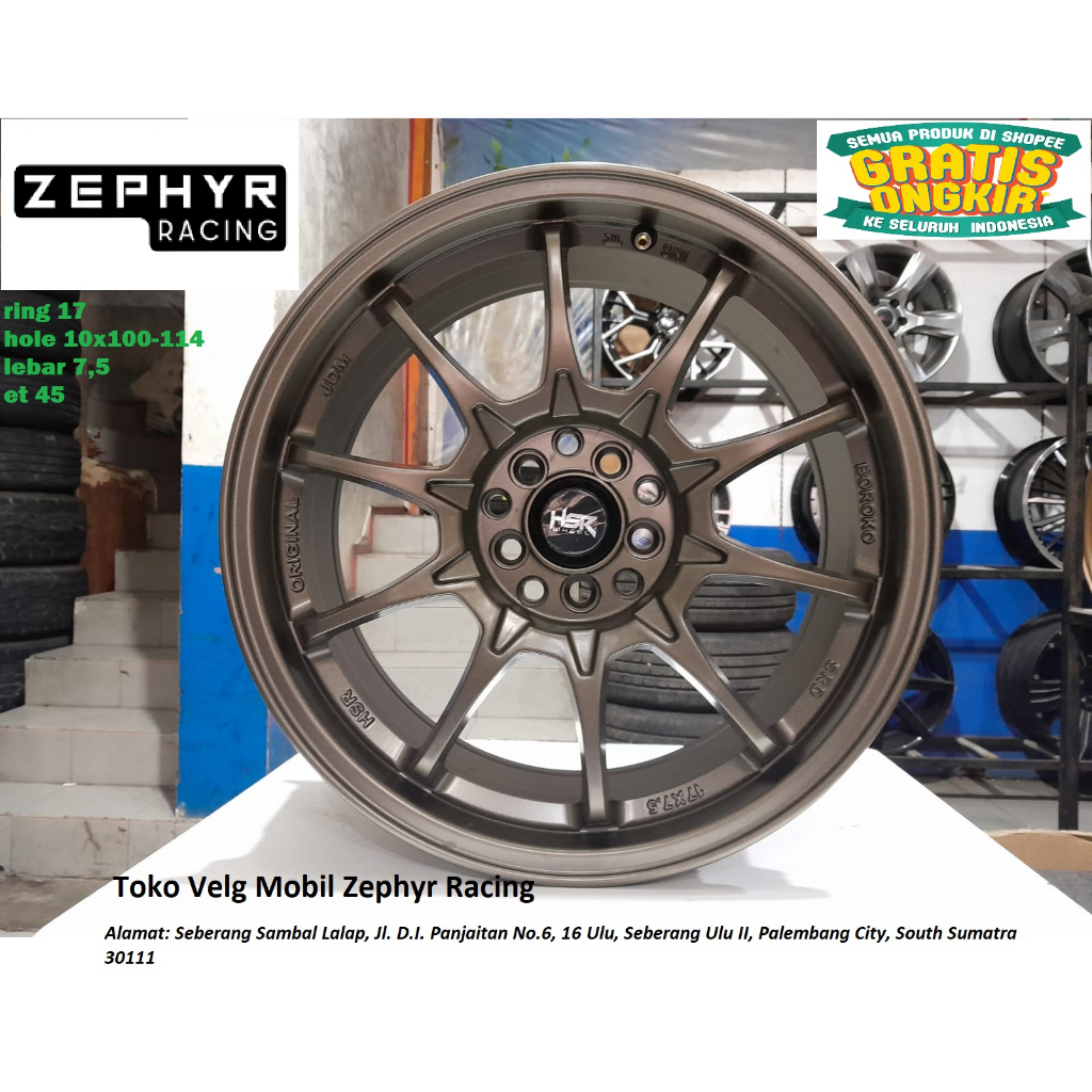 Jual VELG HSR R17 H10 MODEL CE28 BUAT NEW AVANZA 2022, HRV,CRV, INNOVA ...