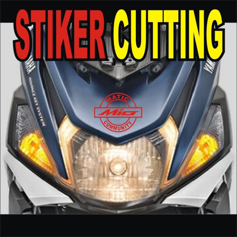 Jual stiker cutting sticker reflective hologram mio matic community ...