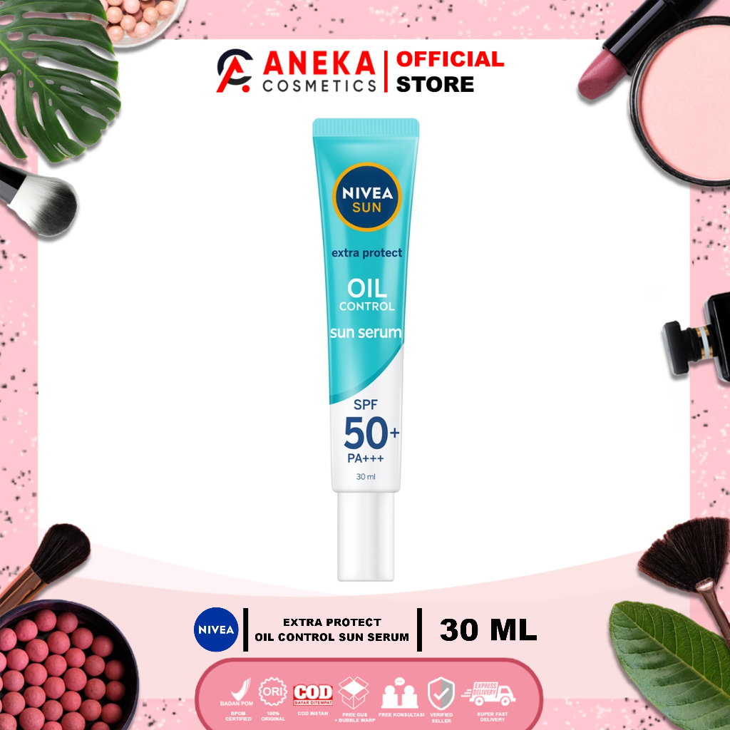 Jual NIVEA SUN FACE PROTECTION SERUM SPF 50+ PA+++ | OIL CONTROL SPF 50 ...