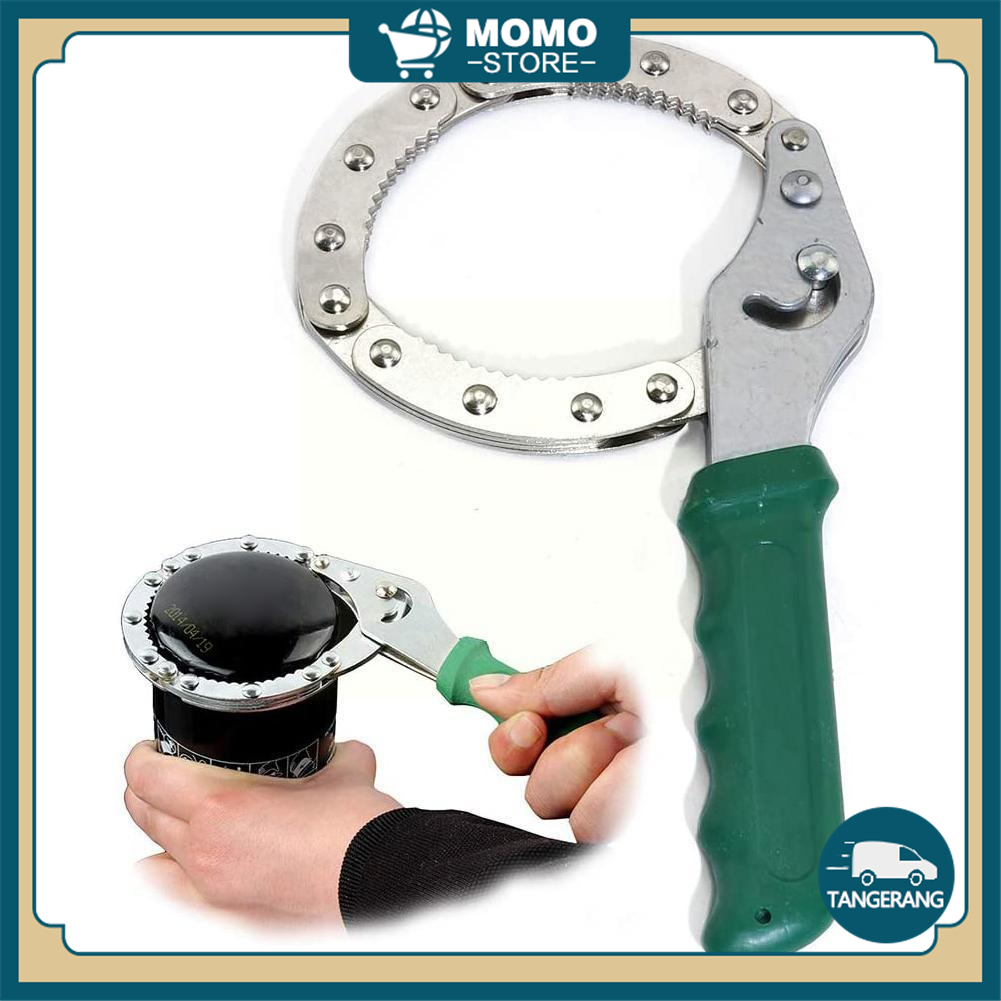 Jual Mobil SUV Motor Oil Filter Removal Tool Cap Spanner Strap Wrench ...
