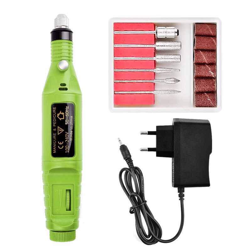 Jual Mesin kikir kuku electrik mini electric nail drill nail art ...