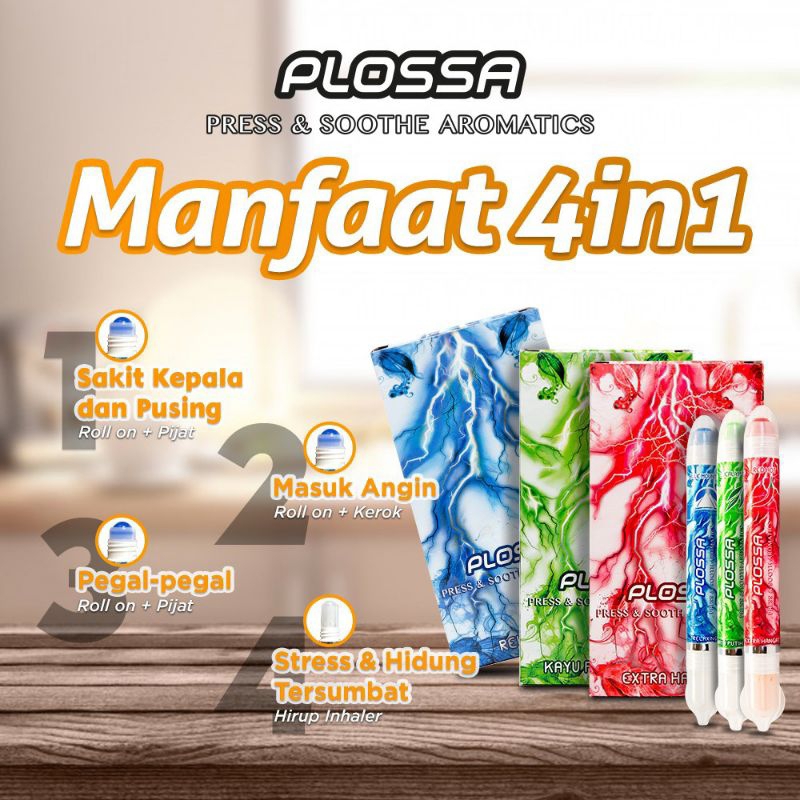 Jual PLOSSA 10 ML / PLOSSA MINYAK ANGIN AROMA THERAPY / PLOSSA BESAR ...