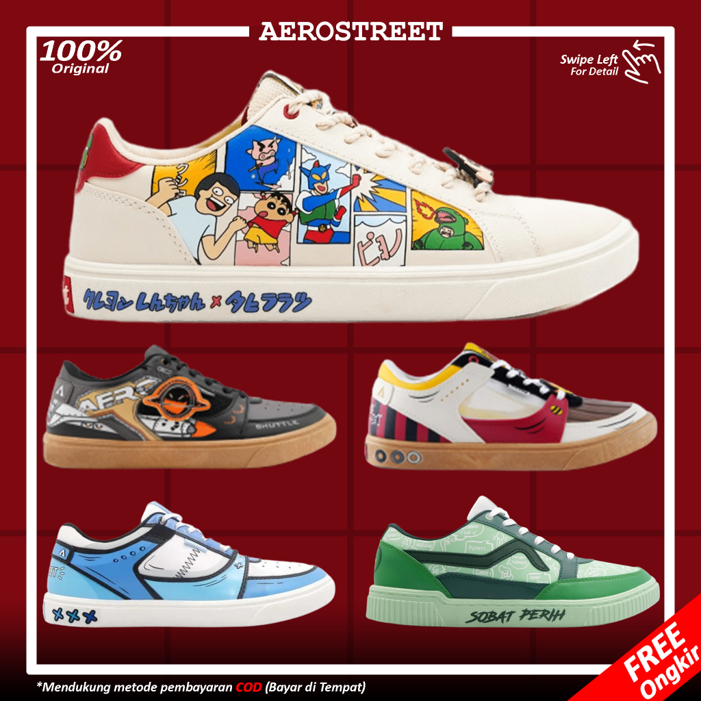 Jual [ORIGINAL] AEROSTREET X SHINCHAN TAHILALATS / NAMA KALIAN SEASON 2 ...