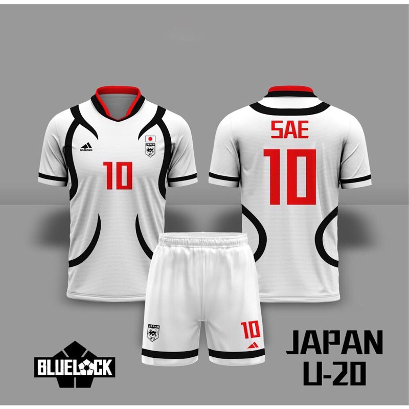 Jual Jersey Anime Blue Lock Japan U 20 | Shopee Indonesia