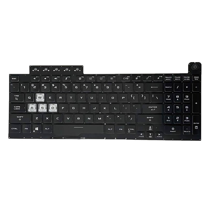 Jual KEYBOARD LAPTOP ASUS TUF FX506 FA506 BACKLIT RGB ORIGINAL | Shopee ...