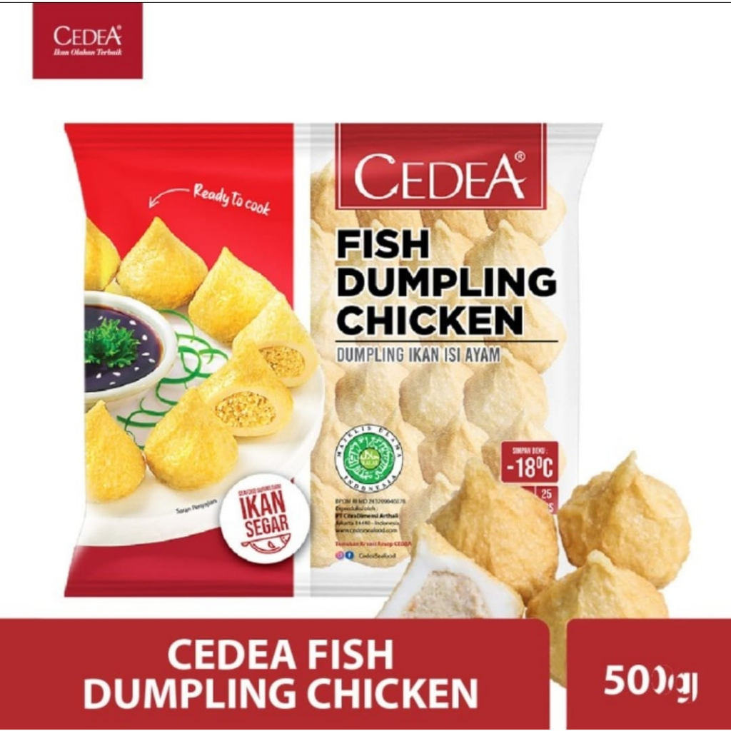 Jual CEDEA FISH DUMPLING CHICKEN 500GR | Shopee Indonesia