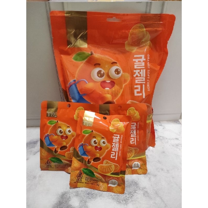 Jual Tyl Orange Candy / Tyl Soft Candy Orange / Tyl jelly / Tyl permen ...