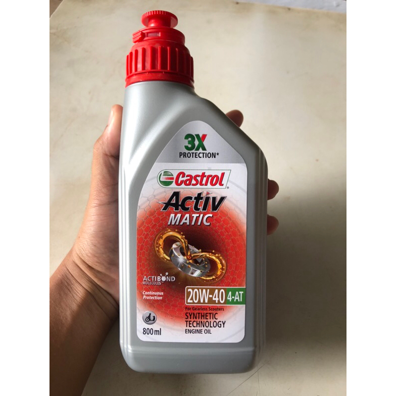 Jual Oli Castrol Matic Activ Matic 800ml 20W-40 Original Castrol Motor ...