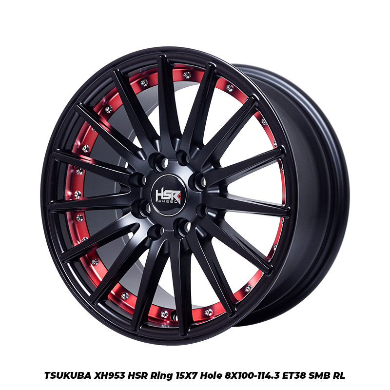 Jual Velg Mobil Ring 15 Pelang Racing Baru HSR TSUKUBA R15 | Shopee Indonesia