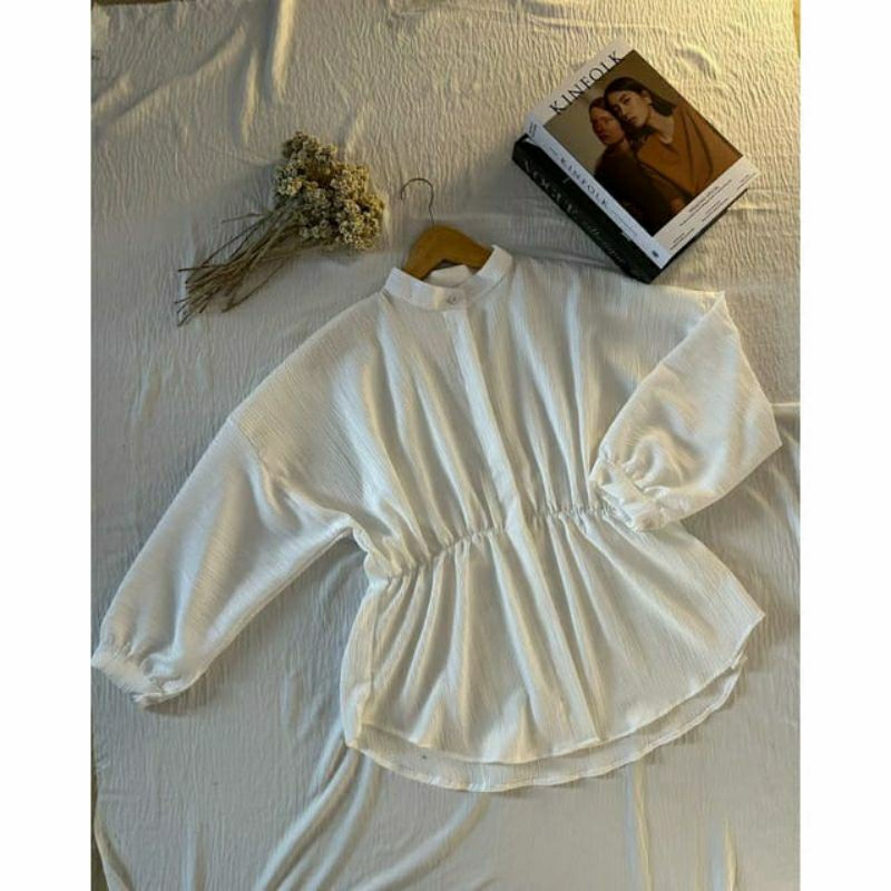 Jual KEMEJA KERUT DEPAN WANITA/ ALIYA SHIRT KERUT DEPAN KOREAN STYLE ...