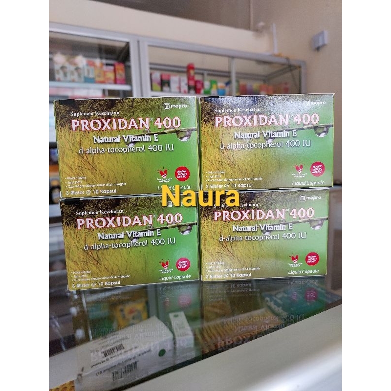 Jual Proxidan suplemen vitamin E 400 IU perbox | Shopee Indonesia