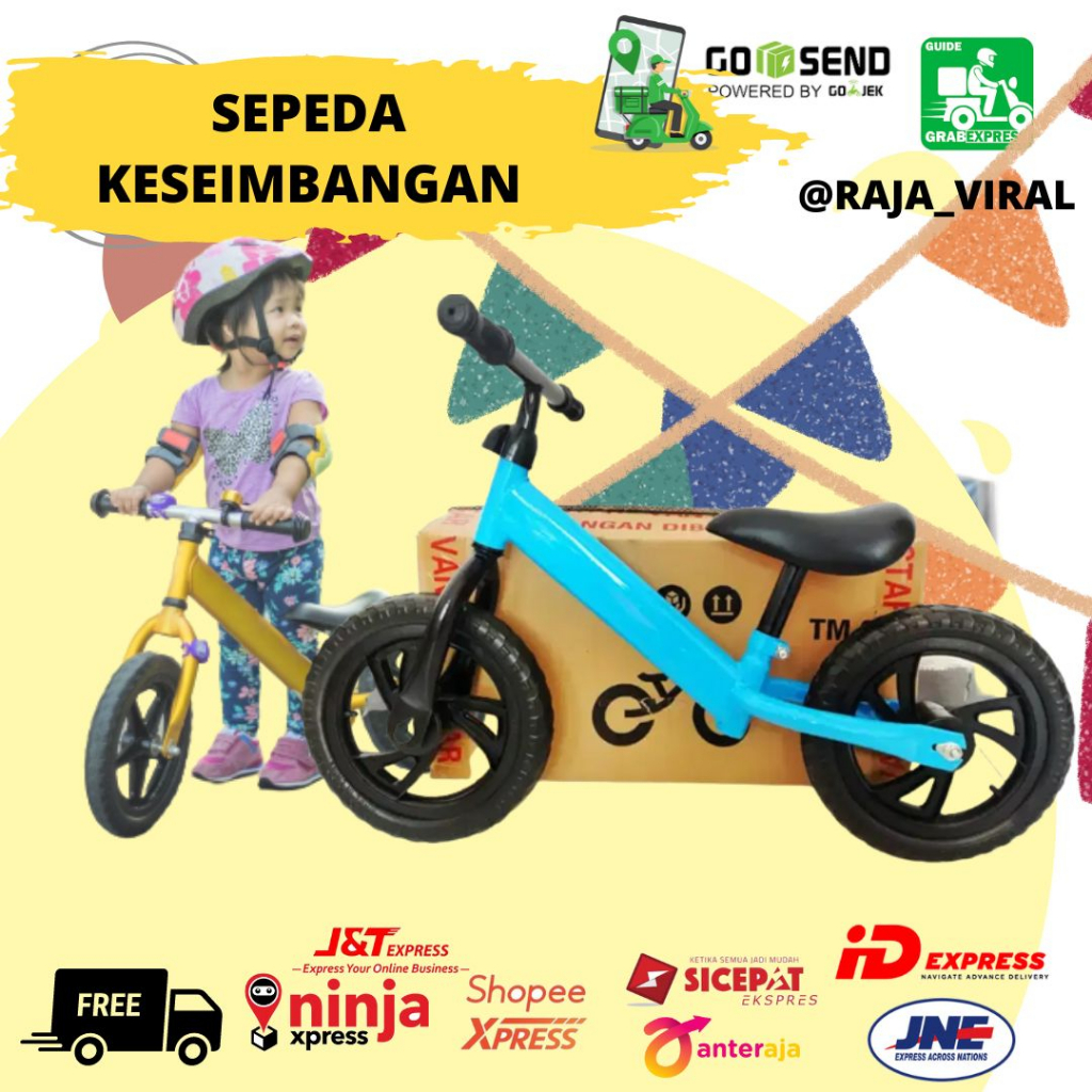 Jual Sepeda Keseimbangan Roda 2/ Balance Bike | Shopee Indonesia