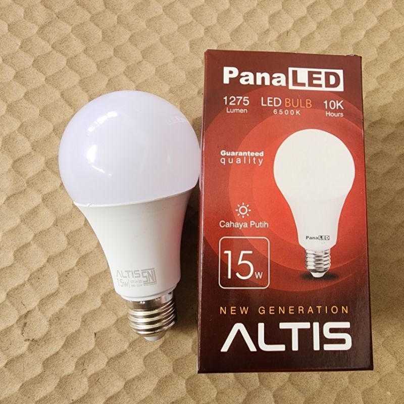 Jual Lampu LED 15w Panaled Altis bohlam downlight 15 w putih white | Shopee Indonesia