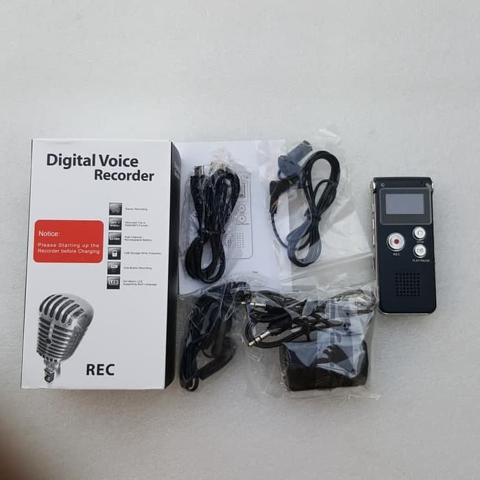 Jual Digital Voice Recorder 8GB + MP3 Player - Perekam Suara Digital ...
