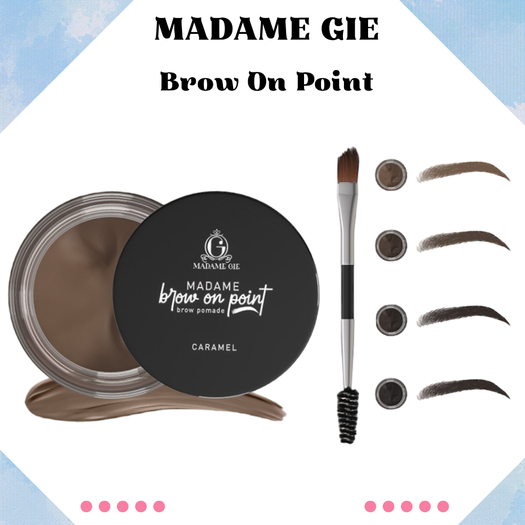 Jual Madame Gie Brow On Point | Eyebrow Pomade Waterproof | Shopee ...
