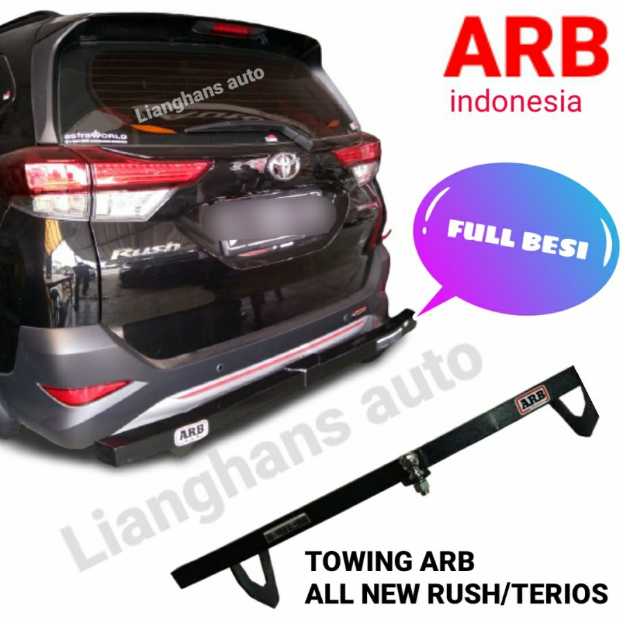 Jual TOWING BAR ARB PENGAMANA BELAKANG FULL BESI RUSH TERIOS BARU ...
