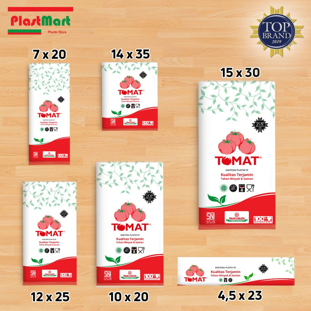 Jual Plastik PE Tomat Ukuran 35 x 50 cm | Shopee Indonesia