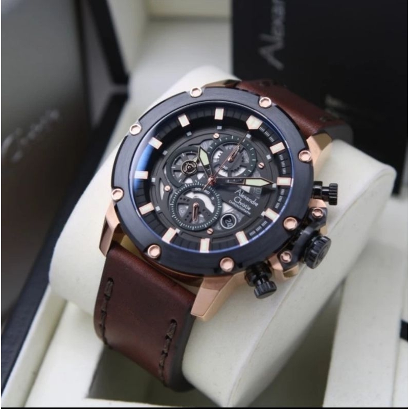 Jual [ PROMO ] ORIGINAL GARANSI RESMI 1 TAHUN JAM TANGAN PRIA ALEXANDRE ...