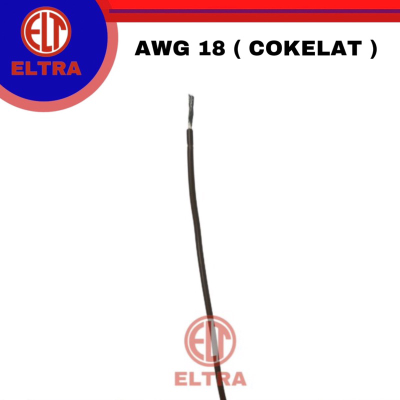 Jual KABEL AWG 18 SERABUT PUTIH METERAN cable serabut putih tembaga lapis perak body kelistrikan ...