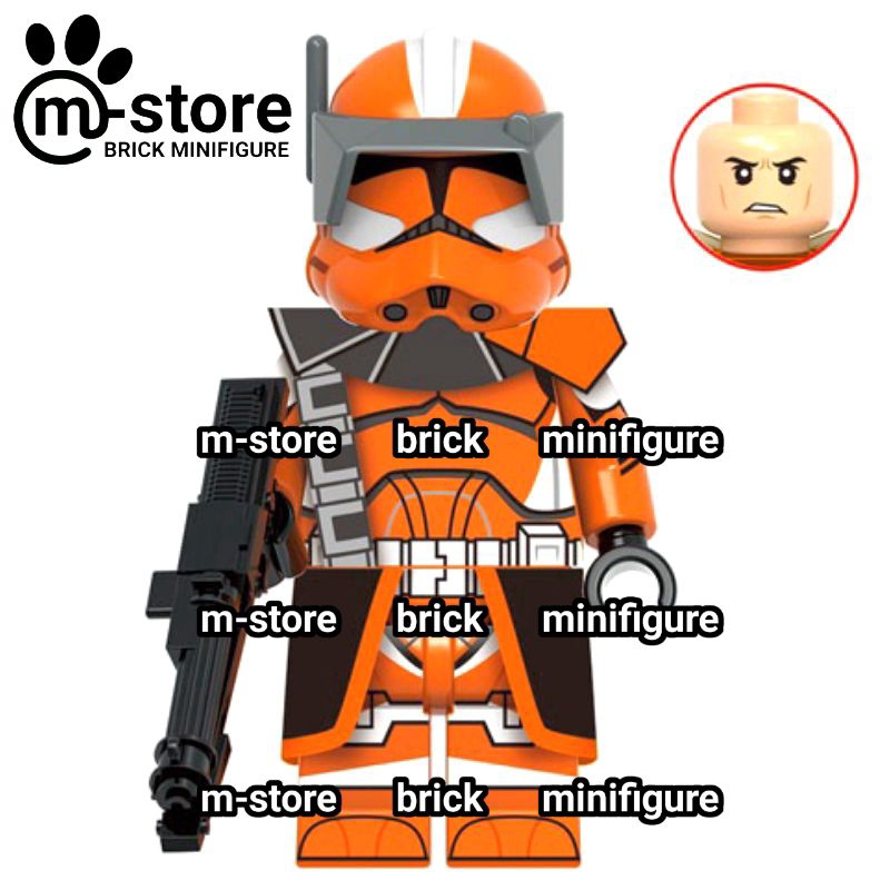 Jual brick star wars clone trooper phase 2 212th captain invert mini ...