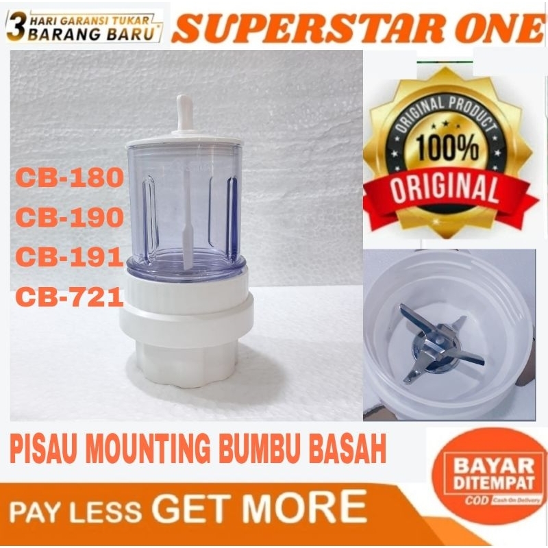 Jual Cosmos Gelas Wet Mill Mounting Bumbu Basah Blender CB-191 CB 191 ...