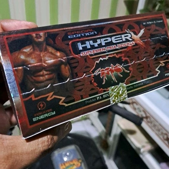 Jual Hyper X Kapsul Original 100% Suplemen Pria Dewasa | Shopee Indonesia
